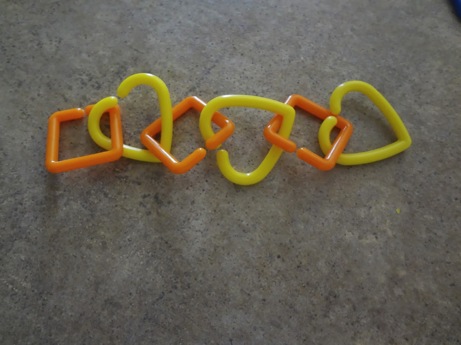 Time for Play: Linky Shapes from the Dollar Tree