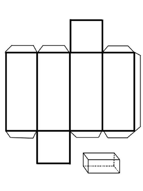 Tiempo de Tareas: Prisma rectangular para imprimir y armar
