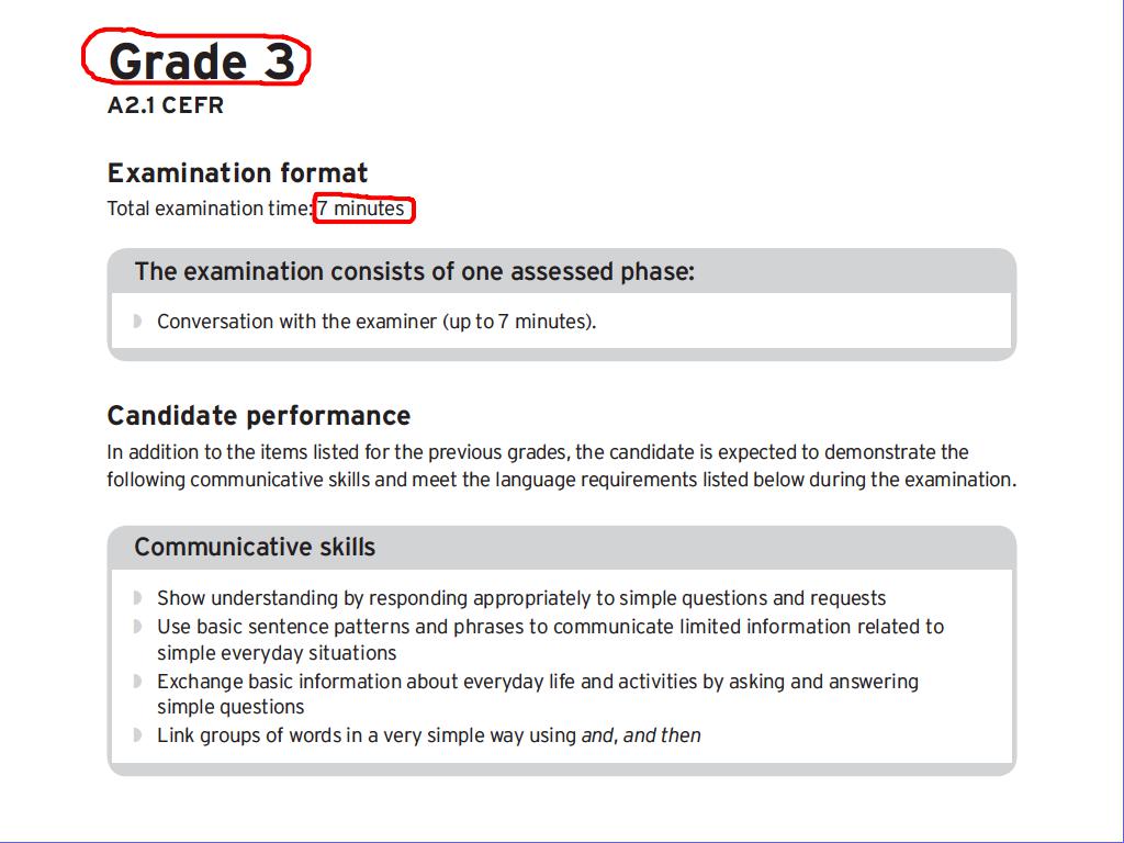 funwithenglishandmore: Trinity GESE 3 exams