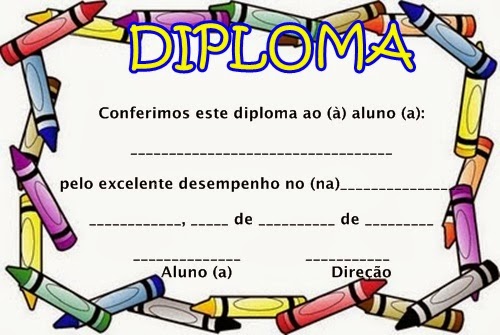Educar X: Modelos de diploma infantil para imprimir