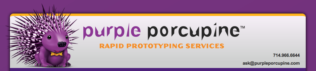 Backyard Photographic: 023. Purple Porcupine