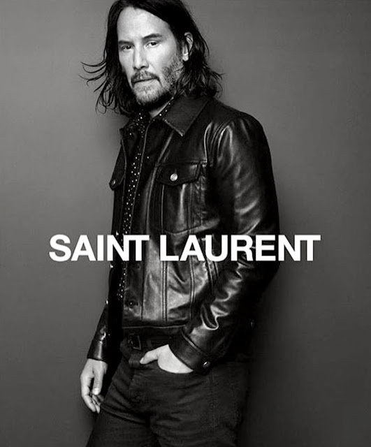 DIARY OF A CLOTHESHORSE: Keanu Reeve for YSL campaign