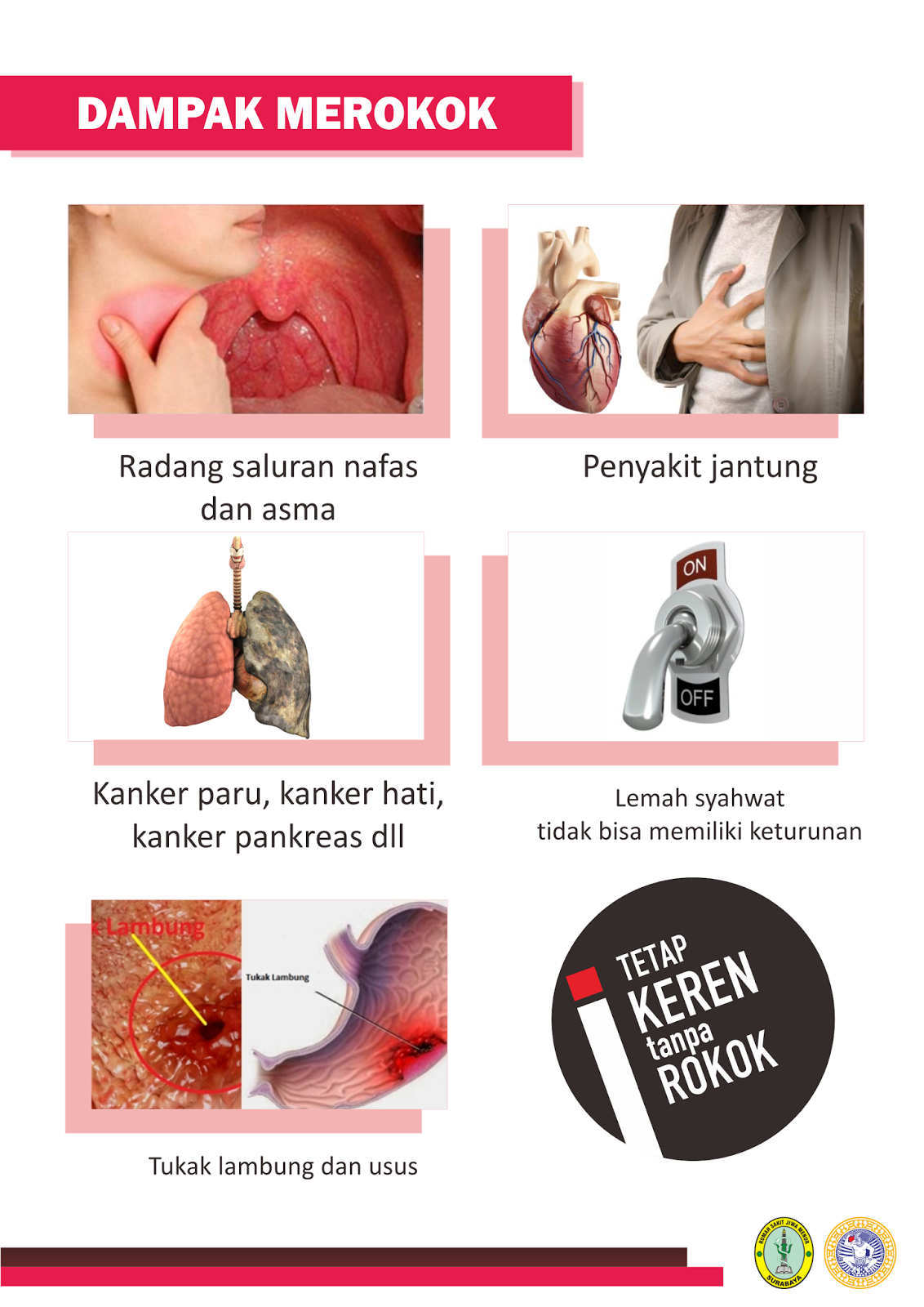 Materi Penyuluhan : Bahaya Merokok + Flip chart & Leaflet - askep