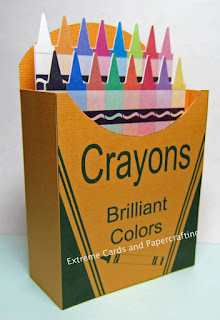 Crayon Box Pop Up Card
