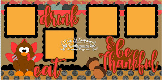 BLJ Graves Studio: Thanksgiving / Fall Scrapbook Page Kits
