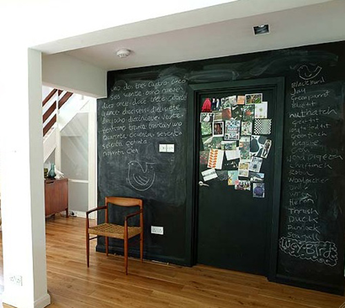 Thriftionary: Chalkboard painted wall craze.....