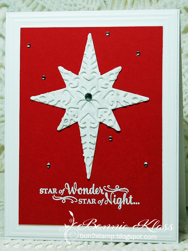 Stamping with Klass: Star of Light for Merry Monday