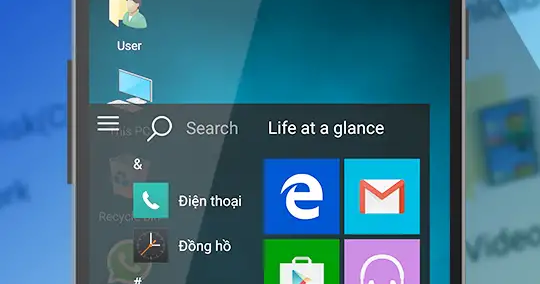 Cara Merubah Tampilan Android Menjadi Windows 10 - Stichrule