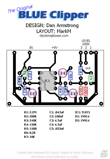 StompBoXed - The Guitar Pedal Builders Repository: Blue Clipper