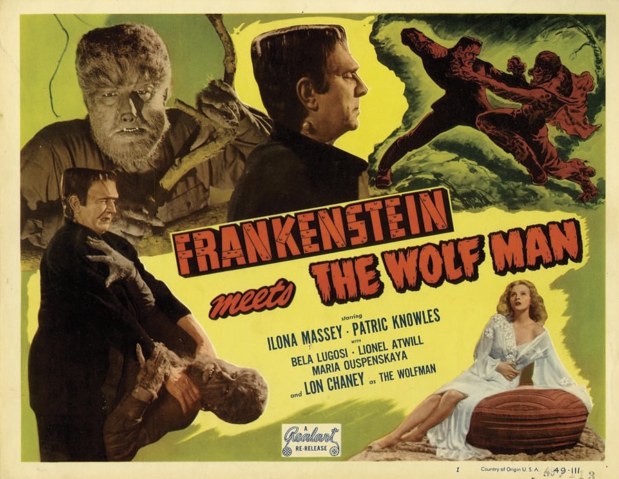 The History of Horror Cinema: FRANKENSTEIN MEETS THE WOLF MAN (1943)