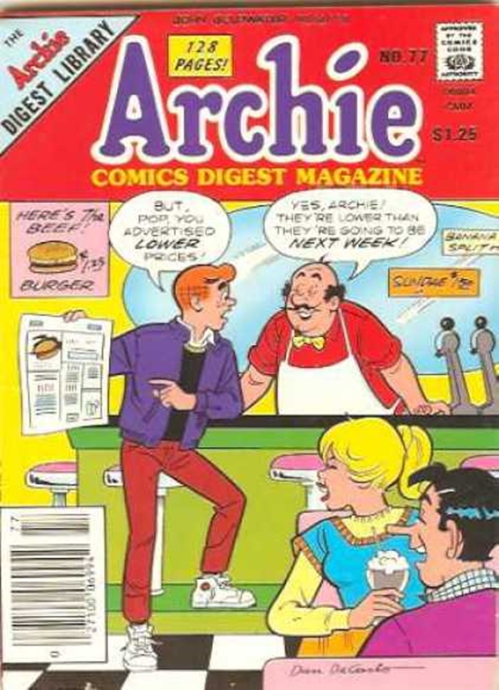 COVERS COMICS CAPAS DE GIBI E REVISTAS-archie-comics-digest