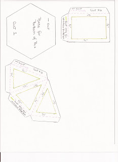 Mom and Me Playin' with Paper: Hexagon (Gazebo) box Template