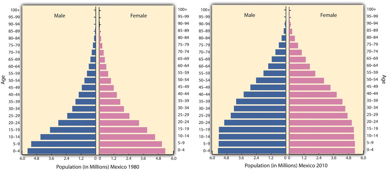 Las historias de Doncel: Las pirámides de población: análisis y tipos