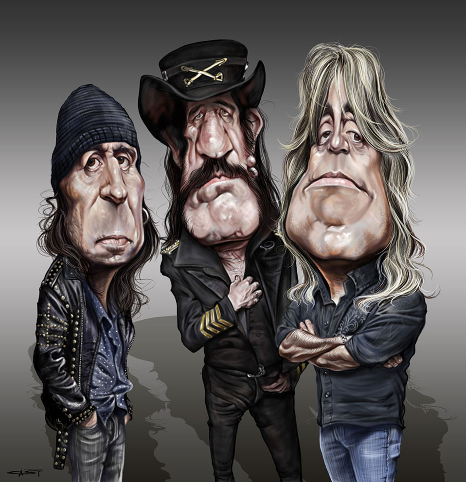 CARICATURAS DE ROCKEROS - Imagui