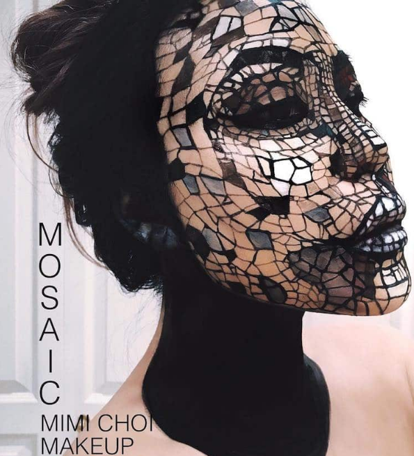 Former Teacher Uses Mind-Bending Makeup Illusions to Split People into ...