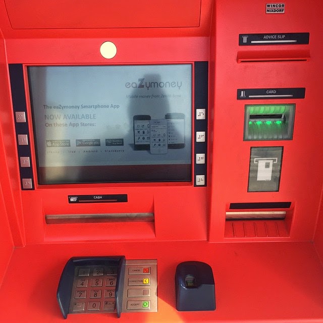 ATM machines now have finger print scanner - Trends and Politics