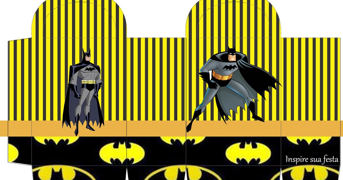 Batman Party: Free Printable Boxes. - Oh My Fiesta! for Geeks