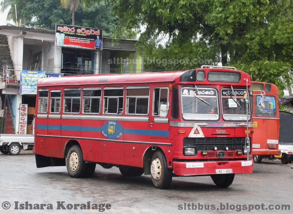 SLTB buses - ශ්‍රී ලංගම බස්: Ruby bodied TATA LP 1510/42 bus from SLTB ...