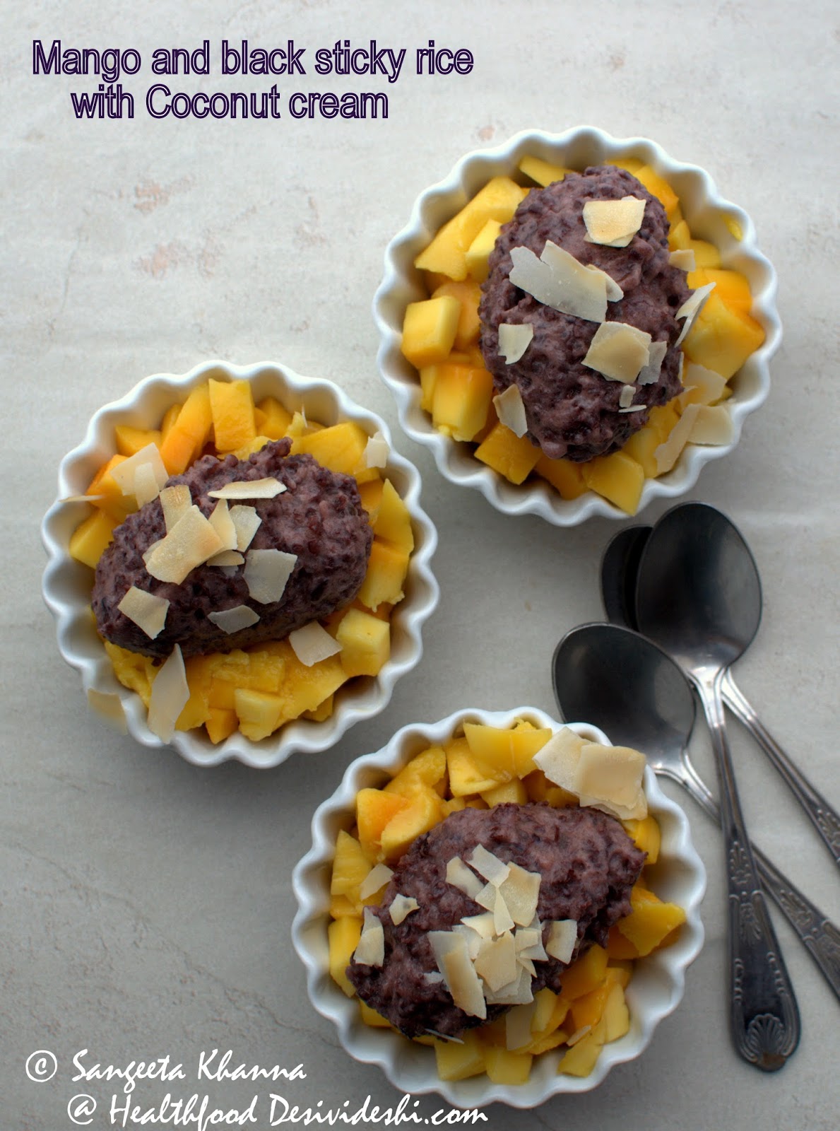 black, purple and red rice varieties of India | recipe of black sticky ...