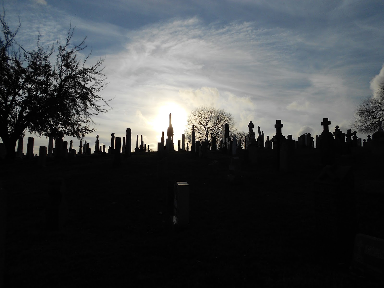 Gardens of Stone: Calvary Cemetery at Sunset