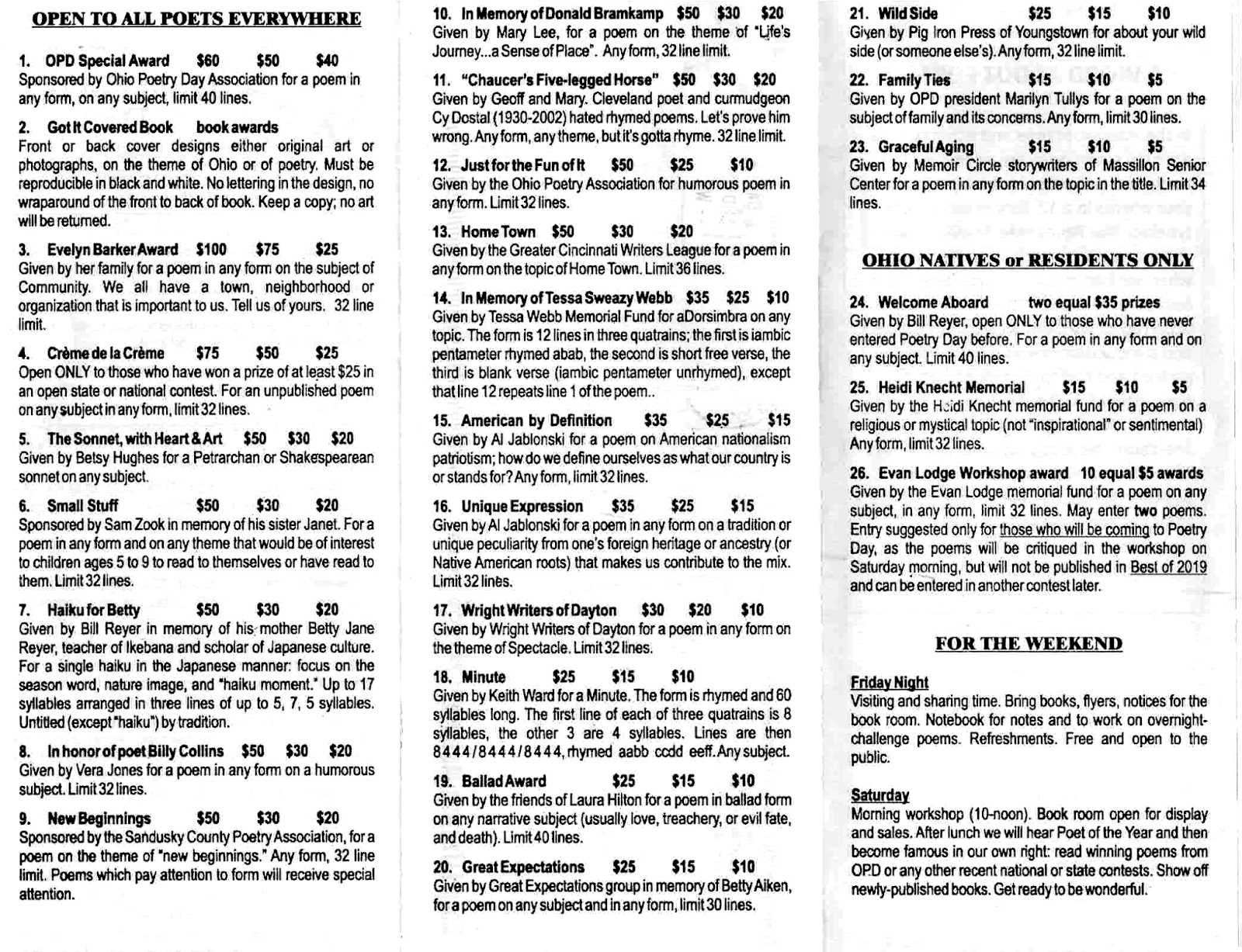 Cleveland Poetics: a place for cleveland's writers and readers: Ohio ...