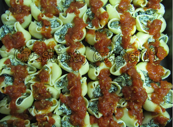 Cuinem?: Galets farcits d'espinacs i formatge