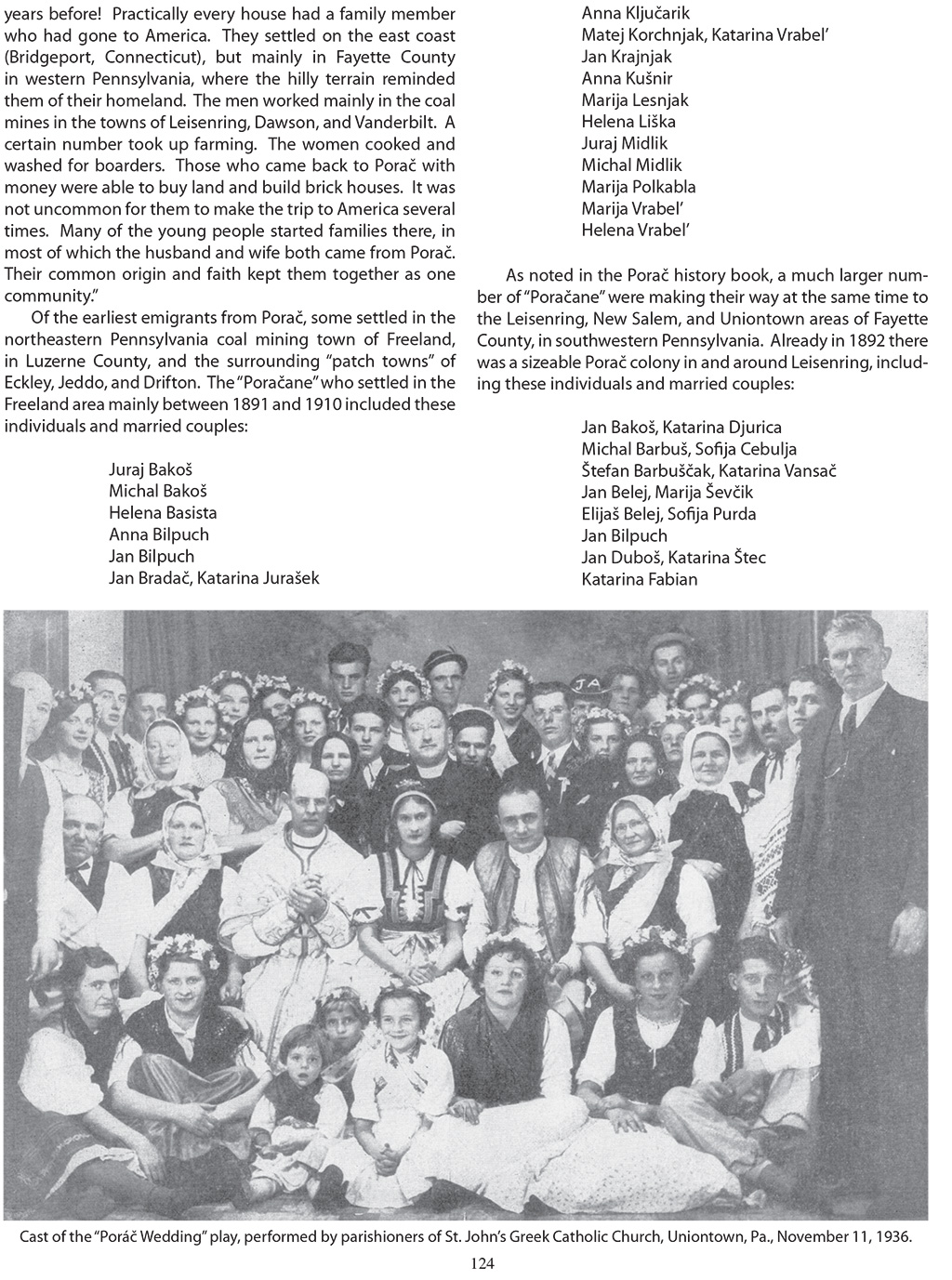 The Carpatho-Rusyns of Pennsylvania: “Porač Comes to America”