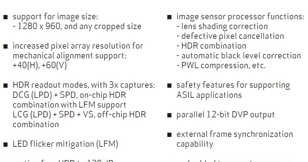 Image Sensors World: Omnivision Announces 2.8um HDR DCG Split Pixel with LED Flicker Mitigation