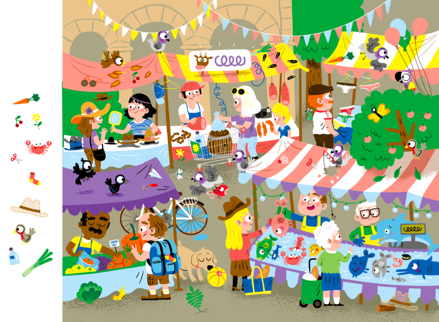 benjaminbecue: Labyrinthes et Cherche et trouve