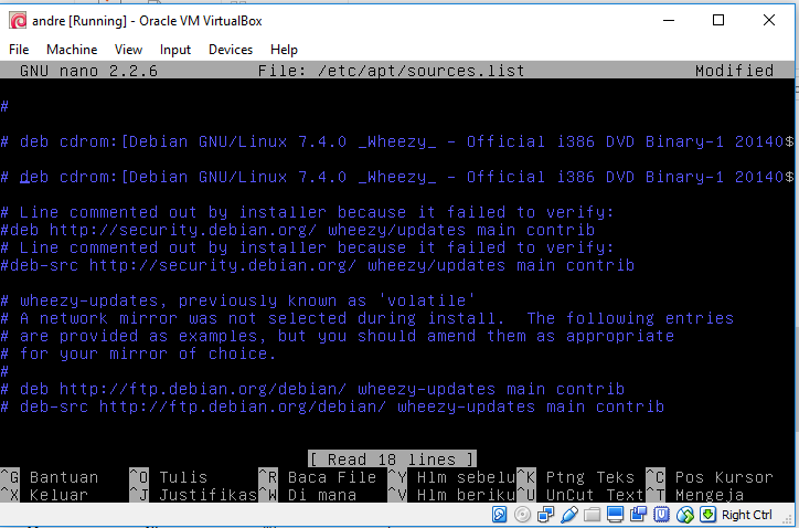 Setting Repository dan OpenSSH