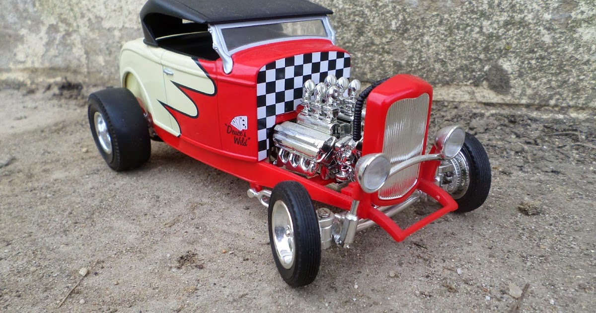 Hot rod models: Ford 1932 Roadster hot rod - Hot Wheels - 1/18