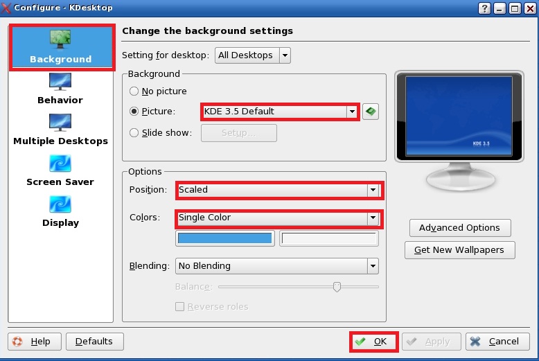 Granular Linux 1.0: Setup For Internet, Screen res./BG and Account ...