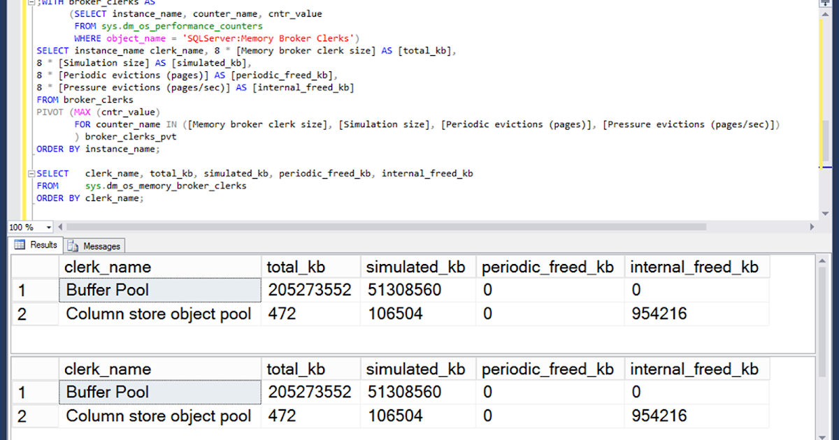 Sqlsasquatch Sql Server 2016 Memory Broker Clerk Dmv Ties Out Well With Perfmon