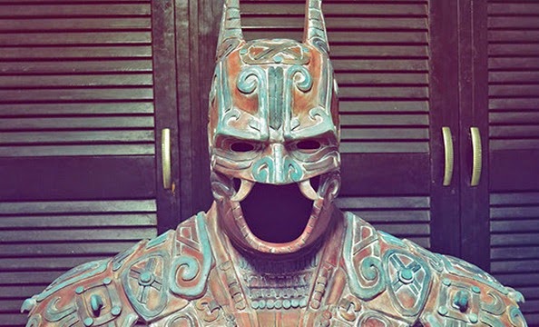 Batman con un toque prehispánico al puro estilo Mexicano ~ ArgotGeek