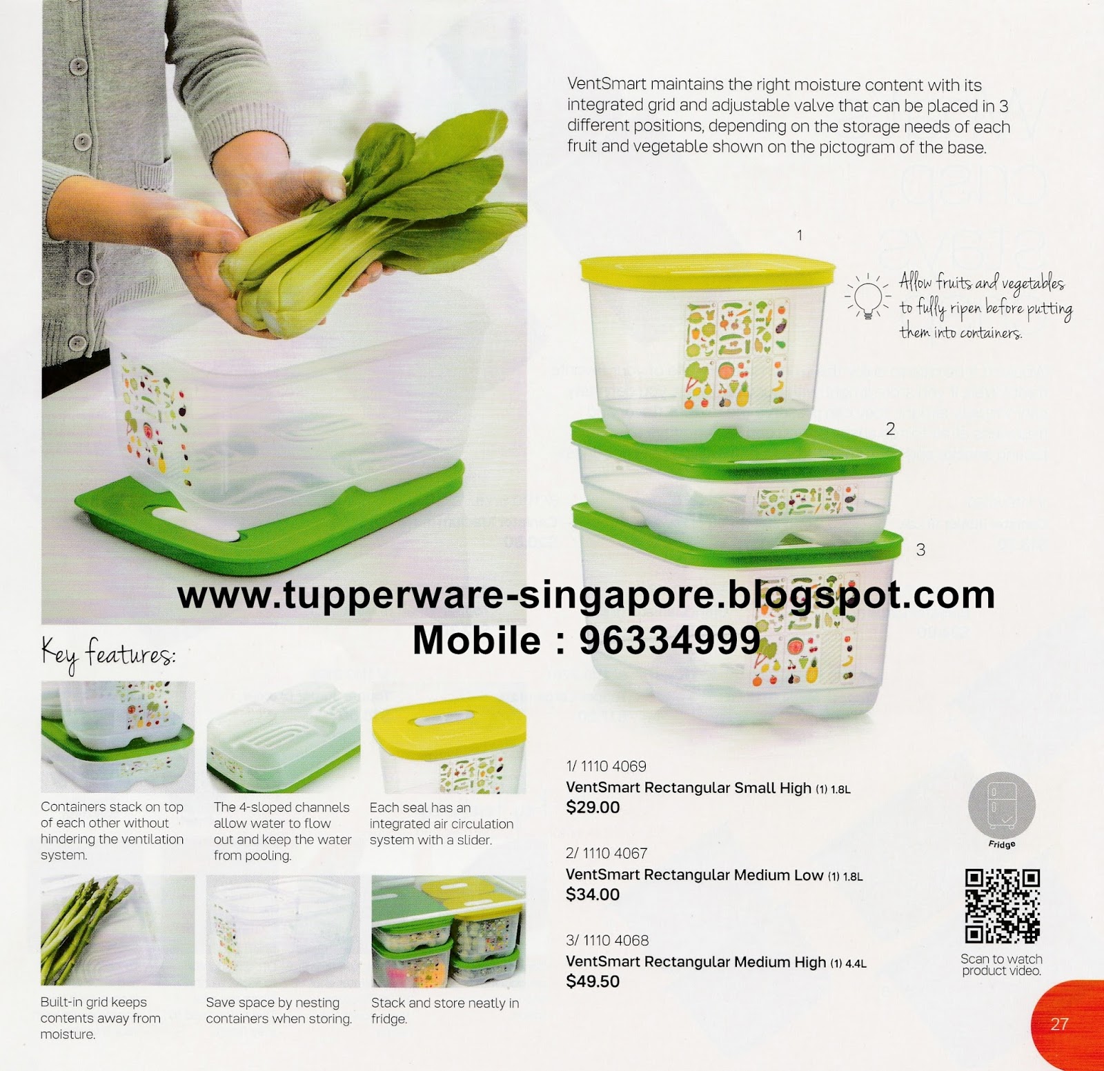 Buy Tupperware in Singapore: March 2016