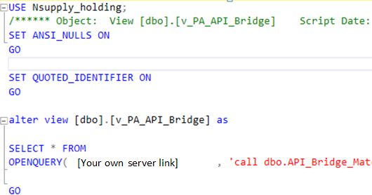 Nan's Blog: SQL - Call Stored Procedure in a view Nan's Blog: SQL - Call Stored Procedure in a view
