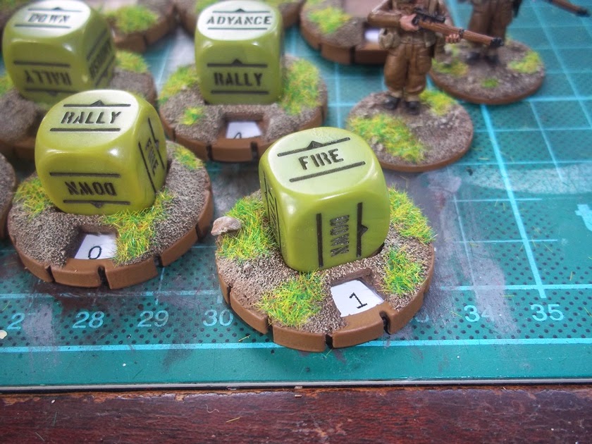 Admiral Drax: 496 - Bolt Action Scenic Pin Markers/Order Dice