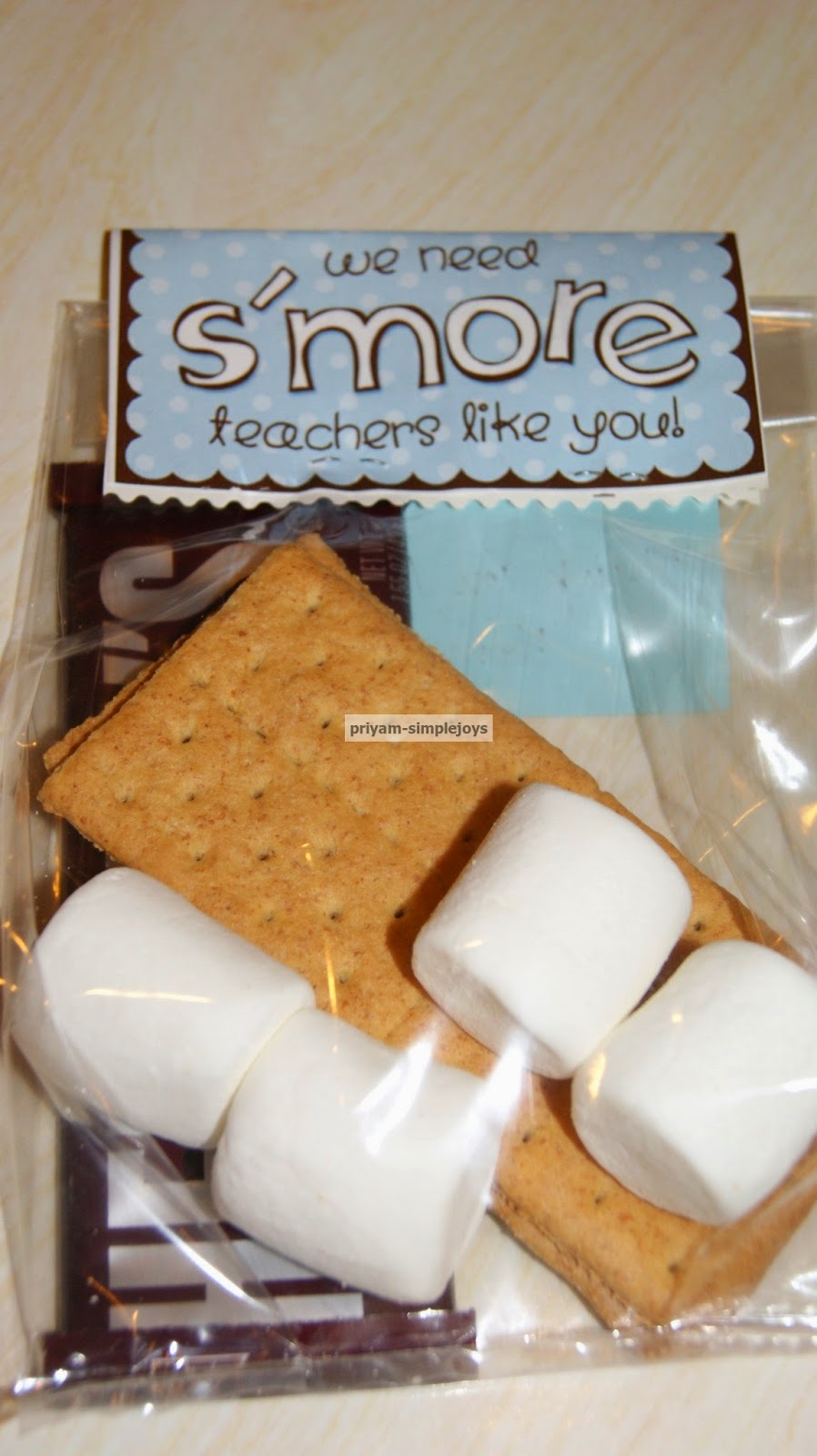 SimpleJoys: Easy S'more Teacher Appreciation Gift