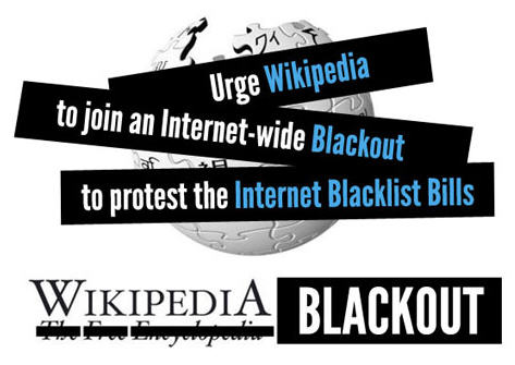 Wikipedia Blackout ~ News Google Trends