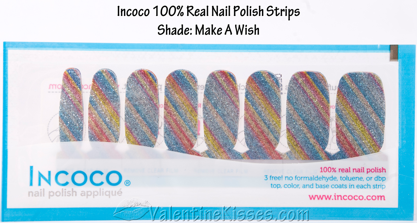Valentine Kisses: Incoco 100% Real Nail Polish Strips in shade Make A ...