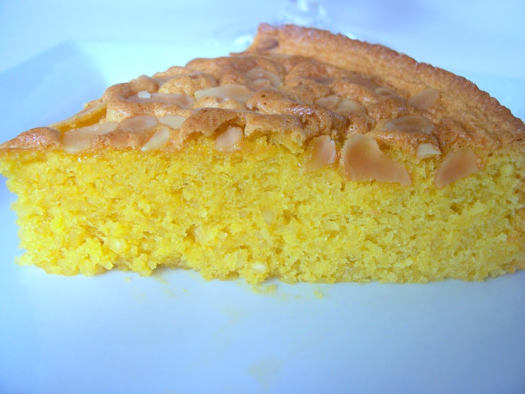 Una pincelada en la cocina: tarta de almendra sencilla