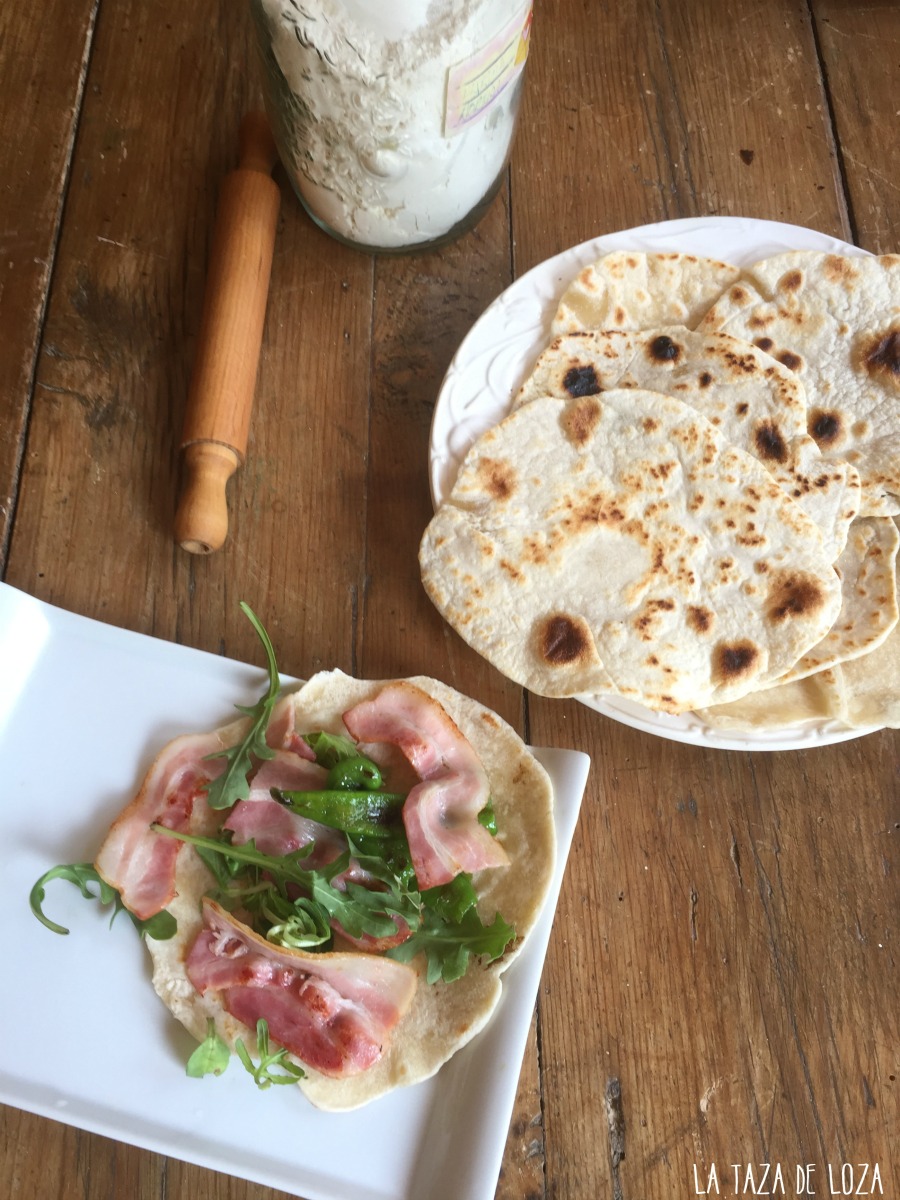 Piadina italiana para rellenar | La Taza de Loza