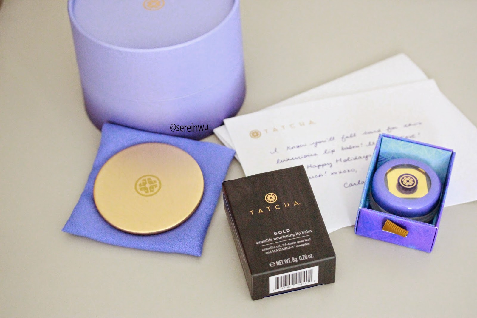 Dress Yourself Happy By Serein: The Gift of Gold - Tatcha Golden Lip ...