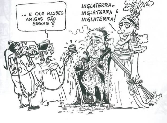 Charges Históricas - Brasil Império (Abertura do Portos) | Imago História