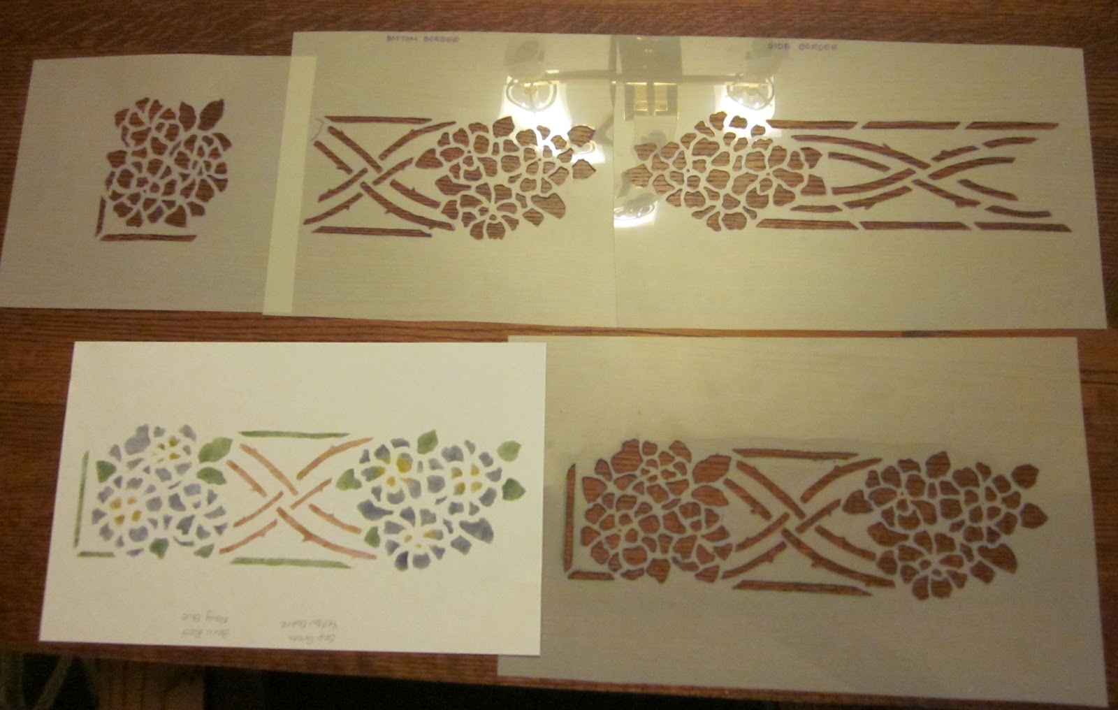 Laurelhurst Craftsman Bungalow: Made Craftsman Stencils!