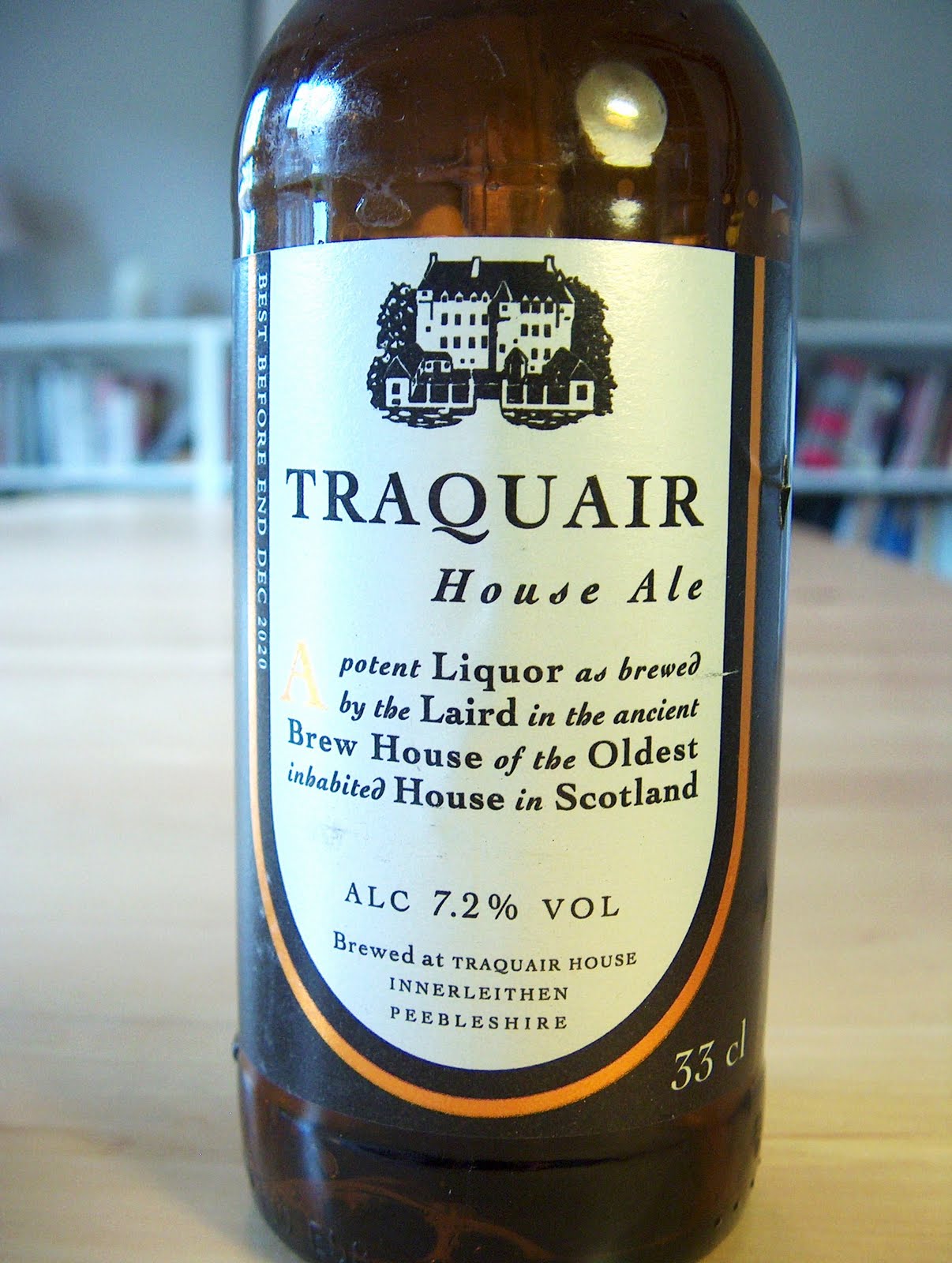 The Bottled Beer Year: Day 100, Beer 100 - Traquair's "House Ale"