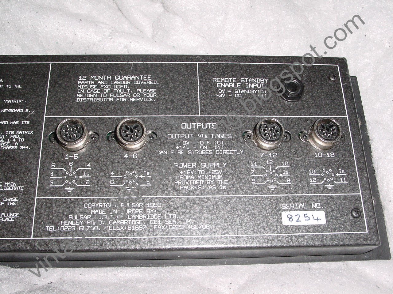 Vintage Night Club Lighting: Pulsar Programmable Touch Panel II Controller