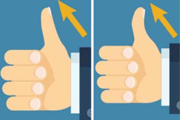 Degetul mare va tradeaza caracterul