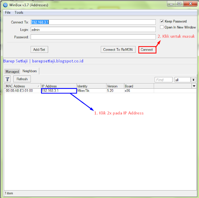 Lisensi di MikroTik dengan Gns3 & Winbox ~ Barep Setiaji