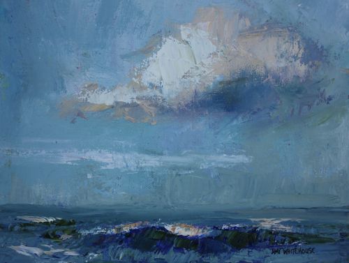 Daily Painters Abstract Gallery: Choppy Seas, Seascape Paintings by ...